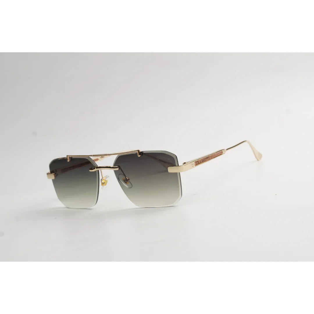 Cartier - RM90 - Border - Golden - Double Bridge - Rimless - Metal - R ...
