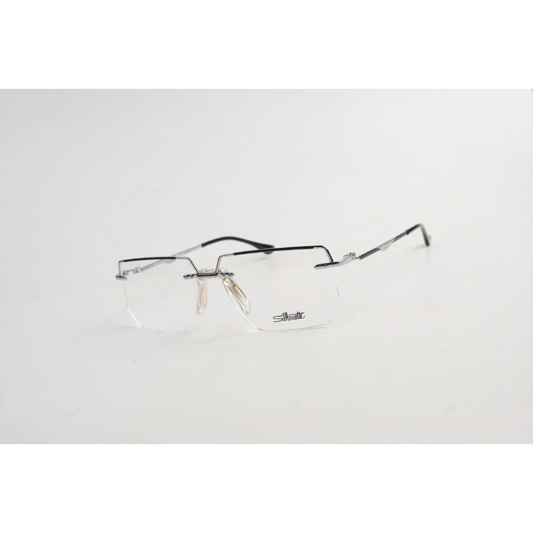 Silhouette - 120081J - Rimless - Geometric - Metal - Rectangle - Premi ...